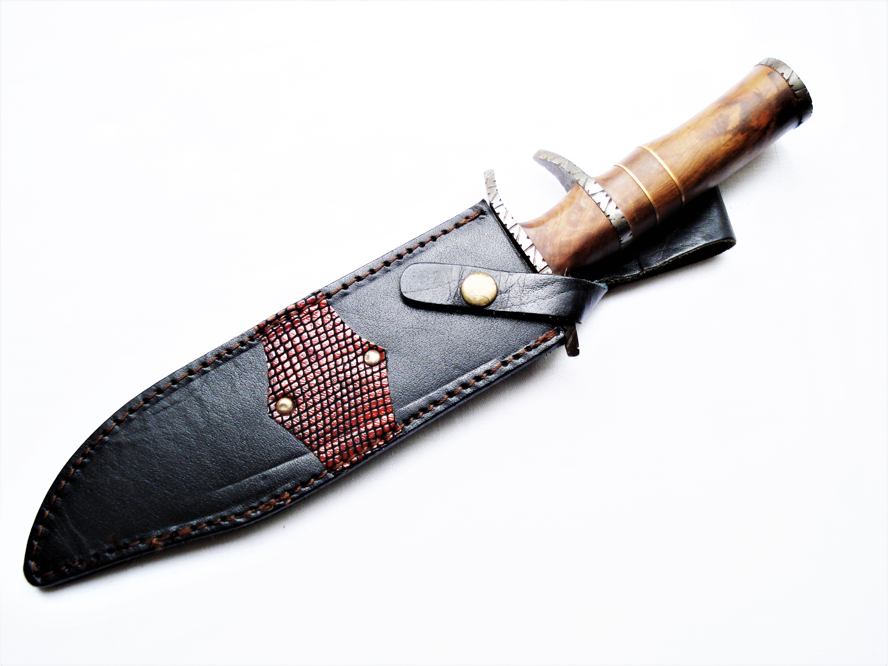 Damascus dagger hand made - Wild West Originals