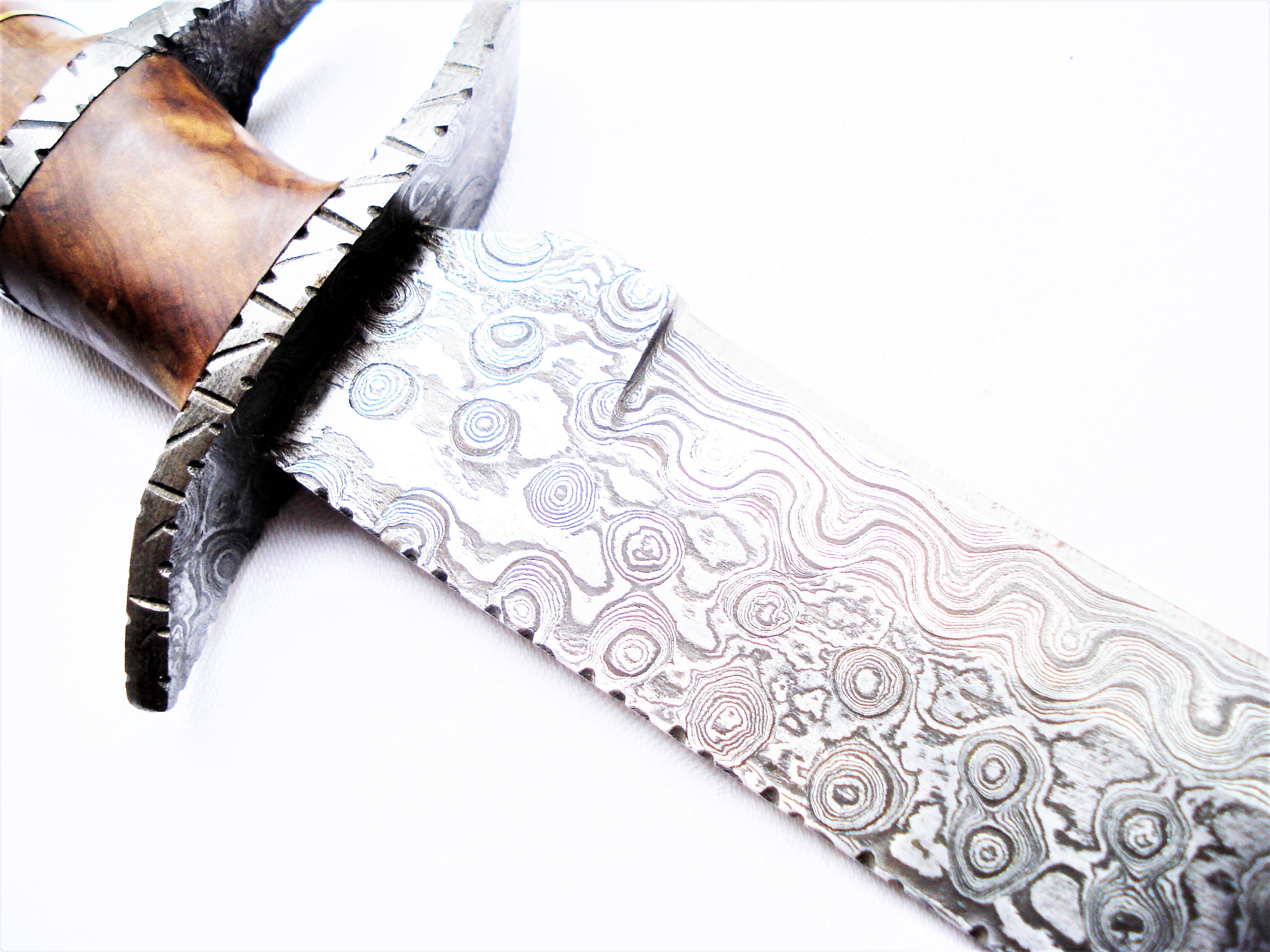 Damascus dagger hand made - Wild West Originals
