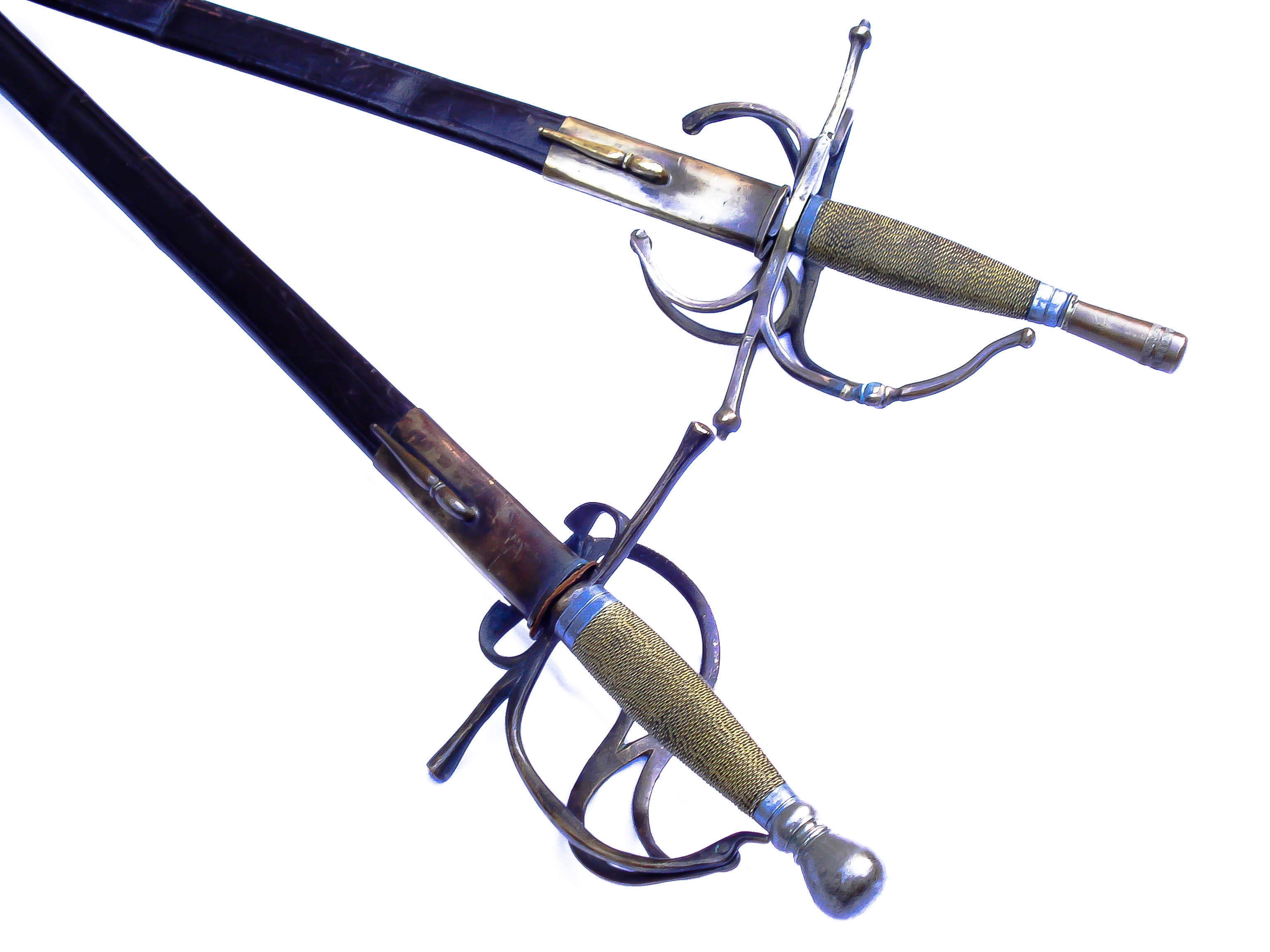 Pare of very nice rapiers (SOLD) - Wild West Originals