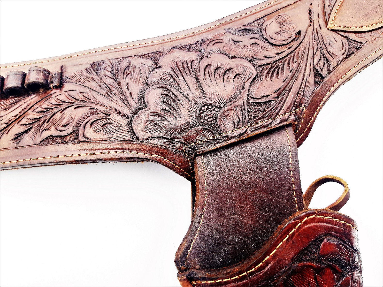 Vintage leather western holster 2 - Wild West Originals
