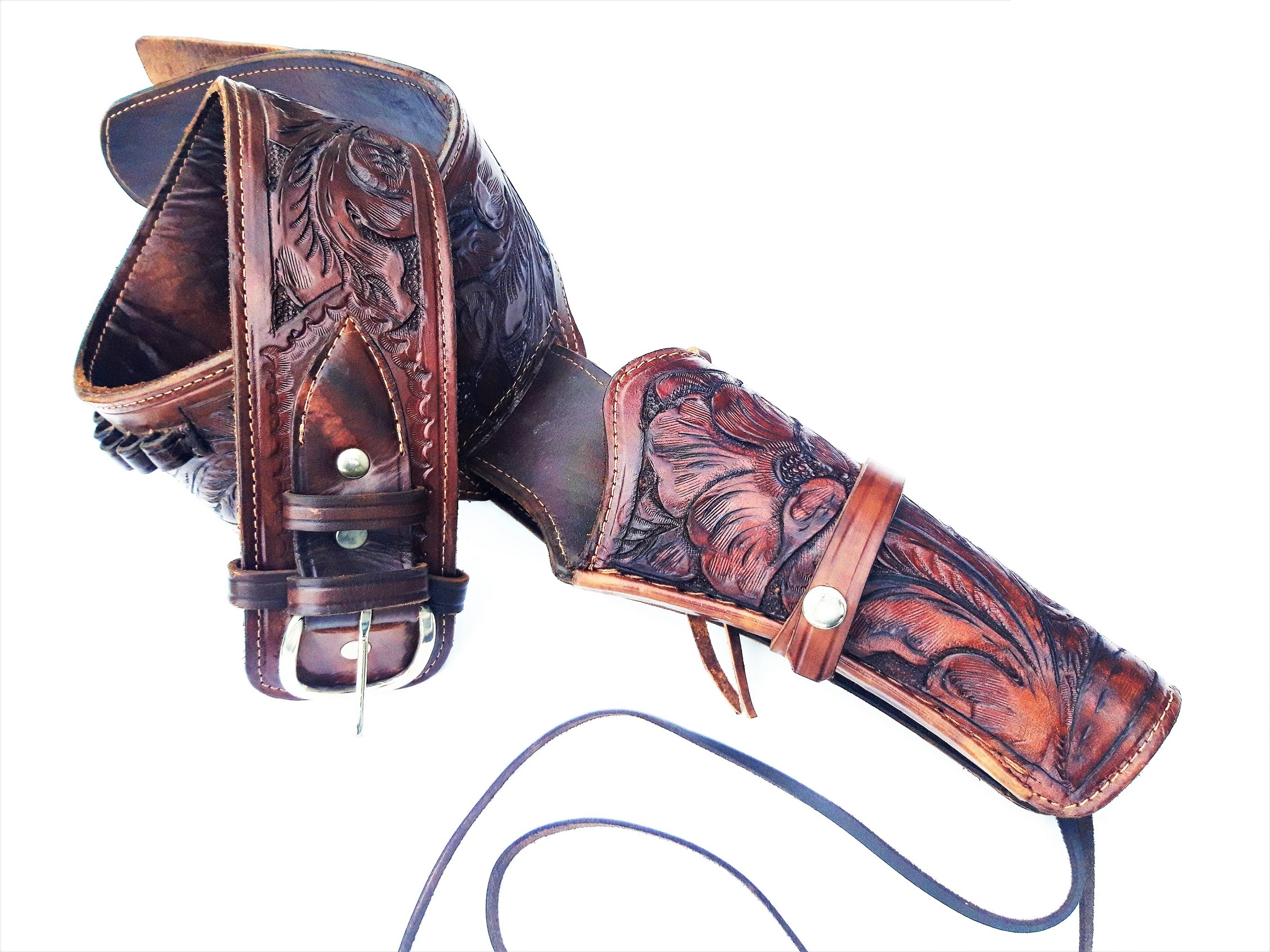 Vintage leather western holster 2 - Wild West Originals