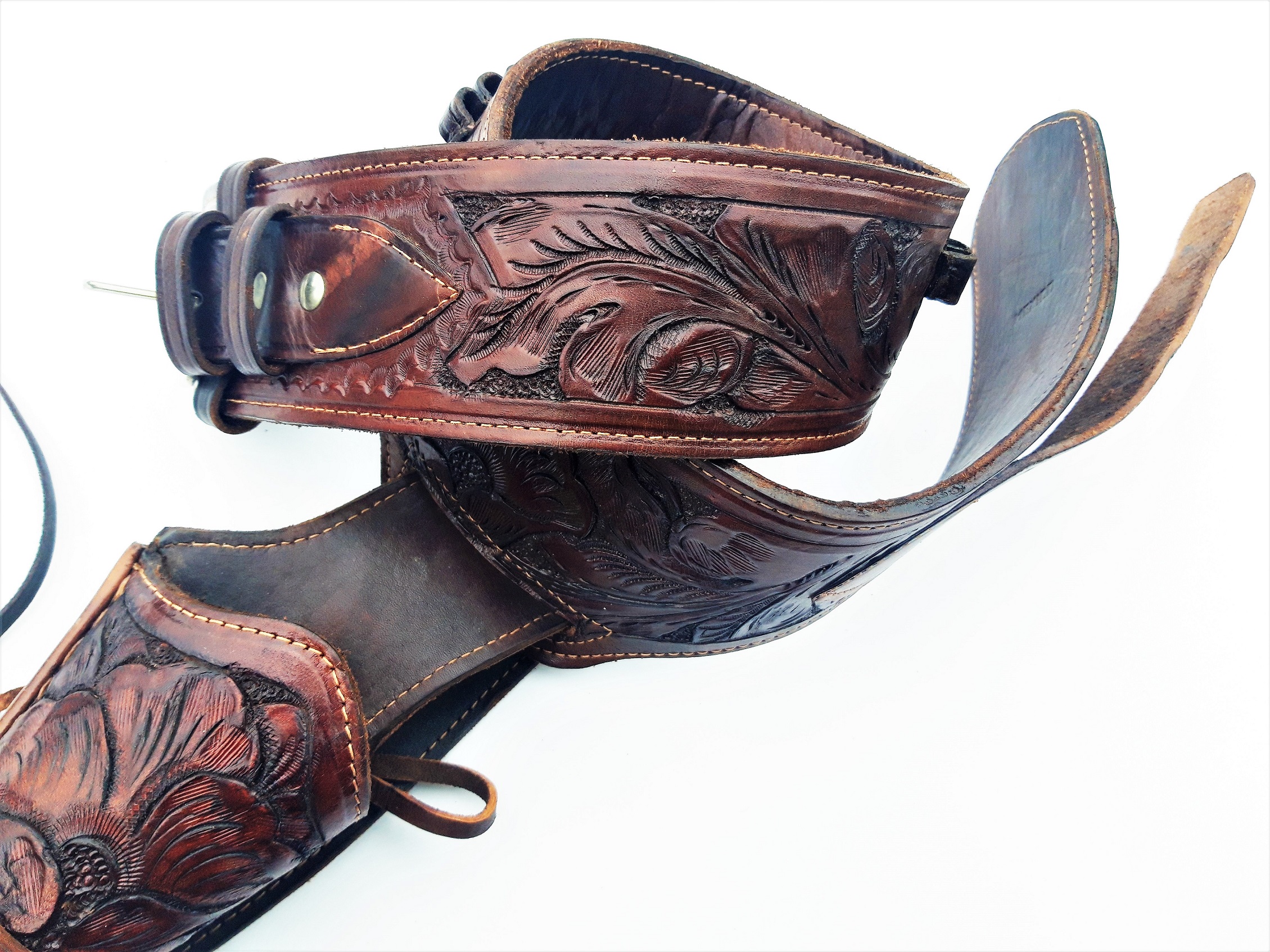 Vintage leather western holster 2 - Wild West Originals