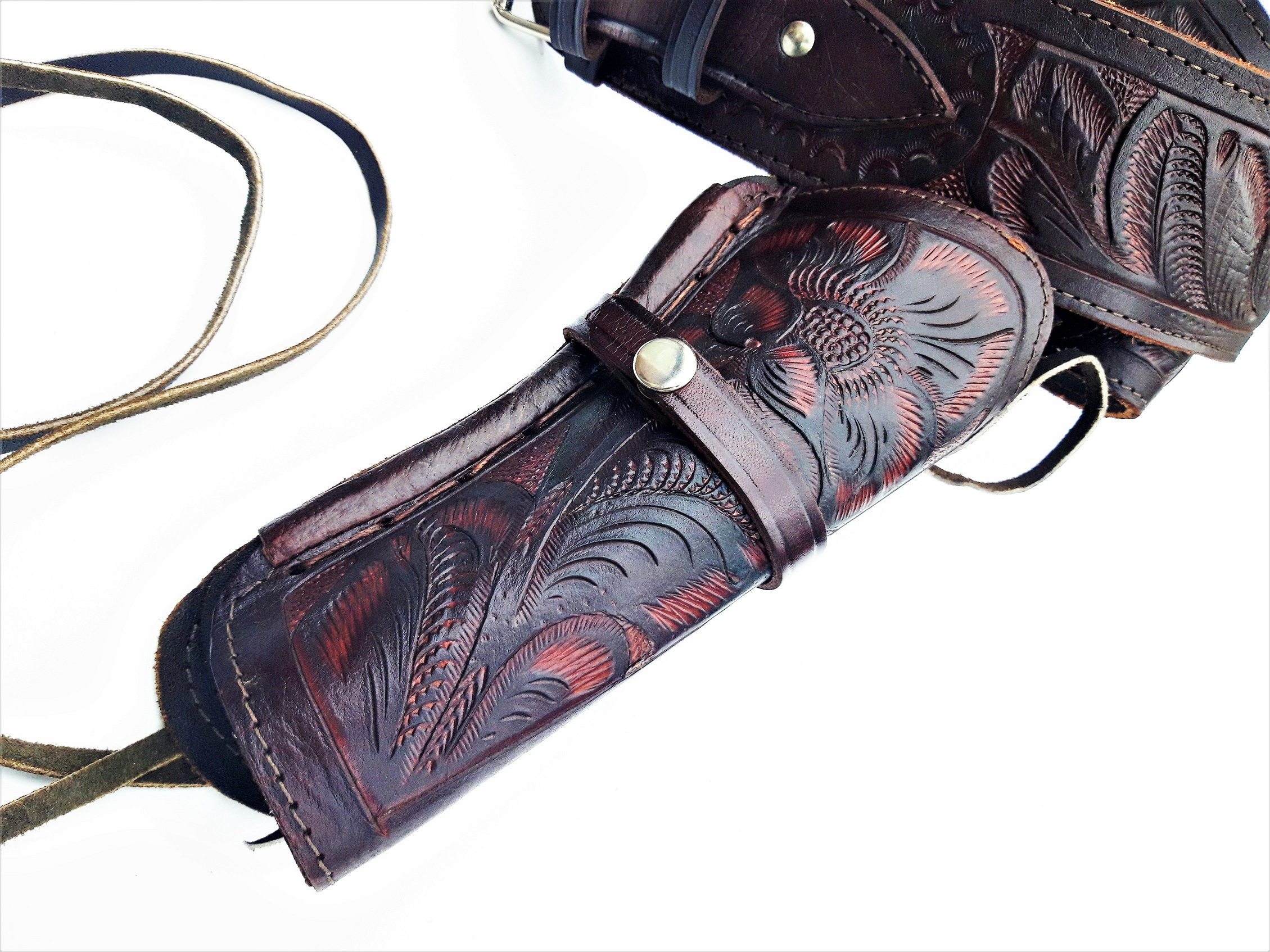 Vintage leather western holster - Wild West Originals