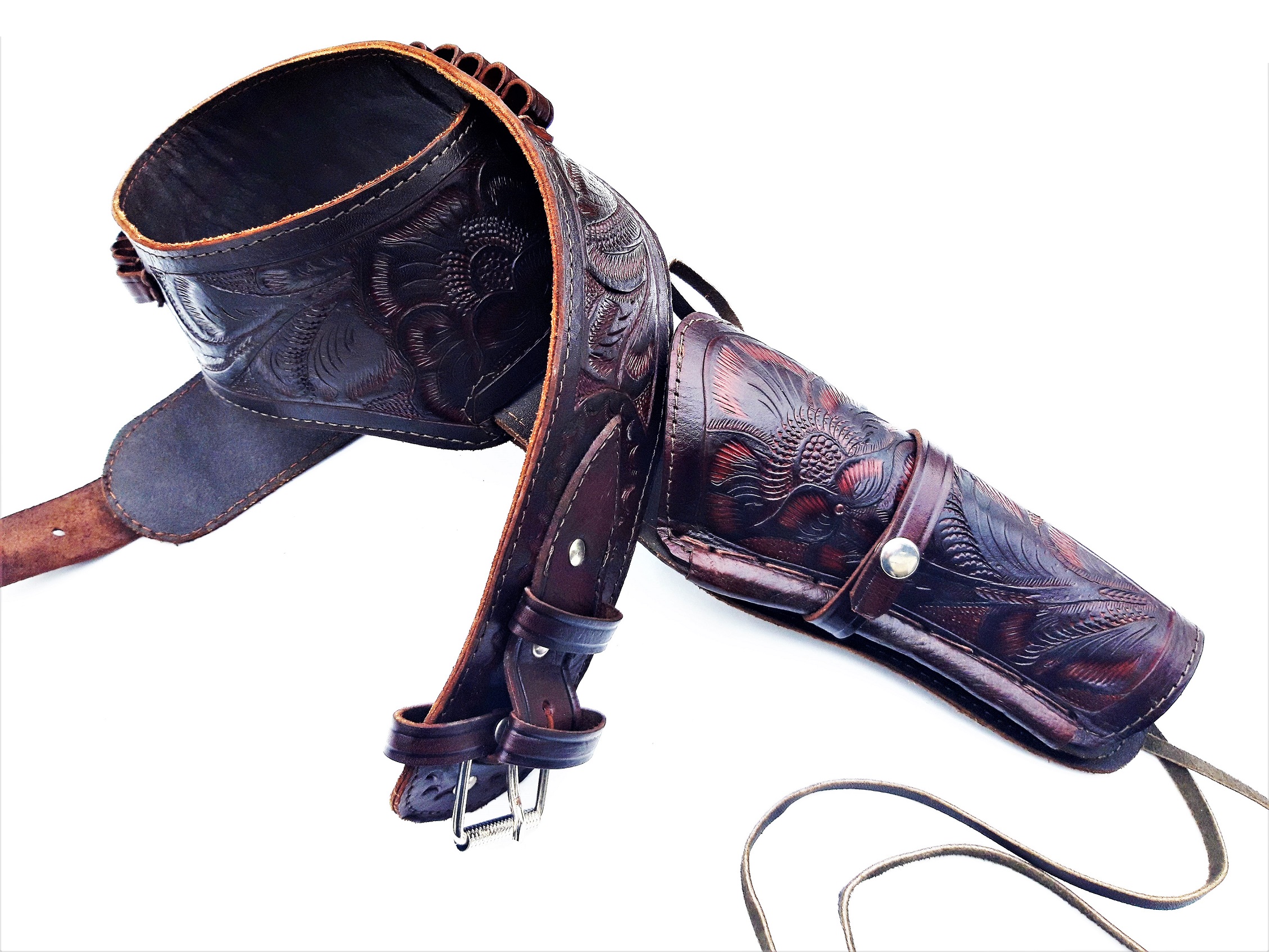 Vintage leather western holster - Wild West Originals